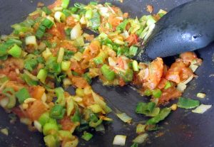 Roasted Tomato and Spring Onion Curry
