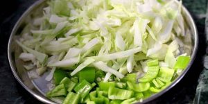 Gujarati Cabbage Sambharo Recipe (Cabbage No Sambharo) - WeRecipes