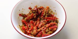 Instant Red Chilli Pickle Recipe, Lal Mirch Achaar Recipe