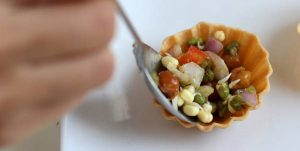 Canapes Chaat Recipe (Indian Canapes Recipe) - WeRecipes