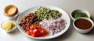 Canapes Chaat Recipe (Indian Canapes Recipe) - WeRecipes