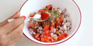 Canapes Chaat Recipe (Indian Canapes Recipe) - WeRecipes