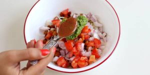 Canapes Chaat Recipe (Indian Canapes Recipe) - WeRecipes