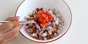 Canapes Chaat Recipe (Indian Canapes Recipe) - WeRecipes