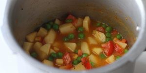 Gujarati Aloo Matar Recipe, Gujarati Style Vatana Batata - WeRecipes